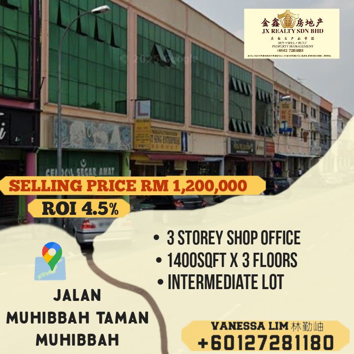 JALAN MUHIBBAH @ TAMAN MUHIBBAH – JX REALTY SDN BHD